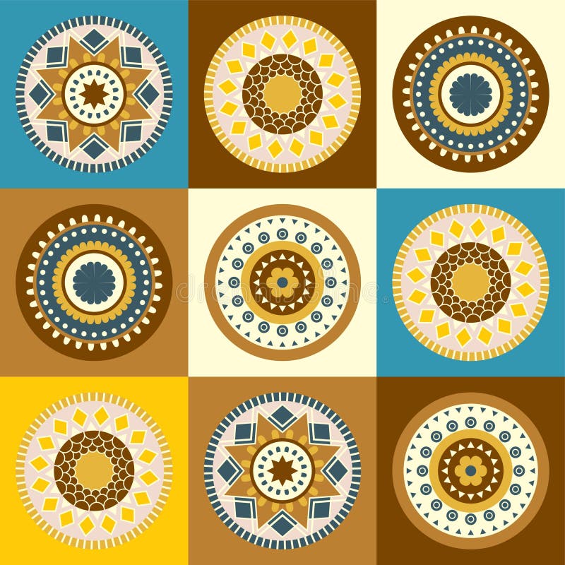 Diseño Del Vector Con Los Círculos De Color. Ilustración del Vector ...