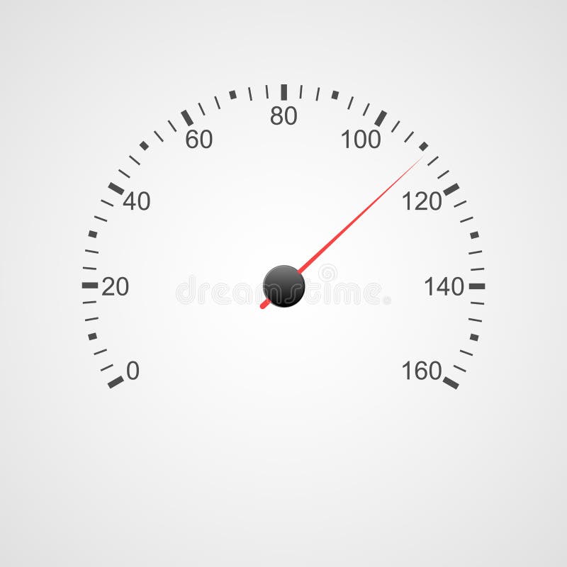 Diseño del velocímetro ilustración del vector. Ilustración de ...