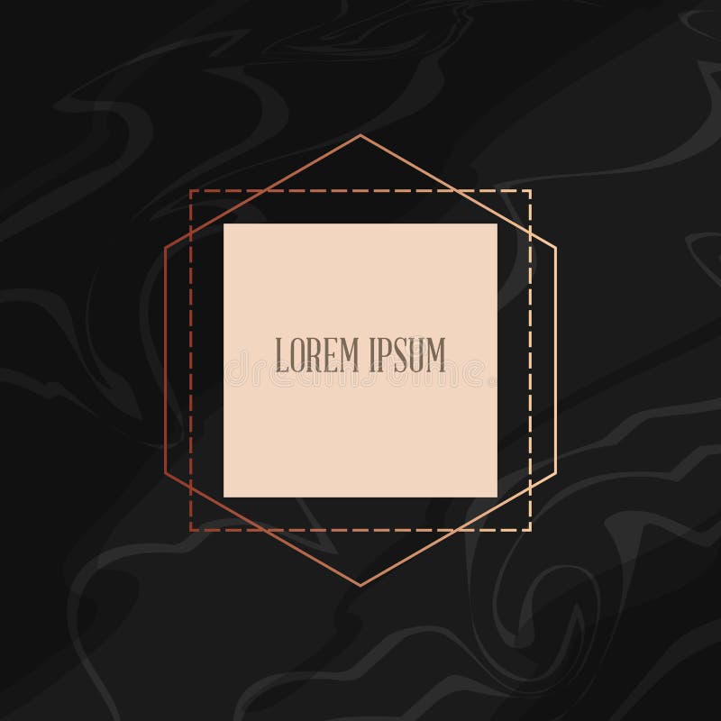 Marco minimalista stock de ilustración. Ilustración de hoja - 9878374