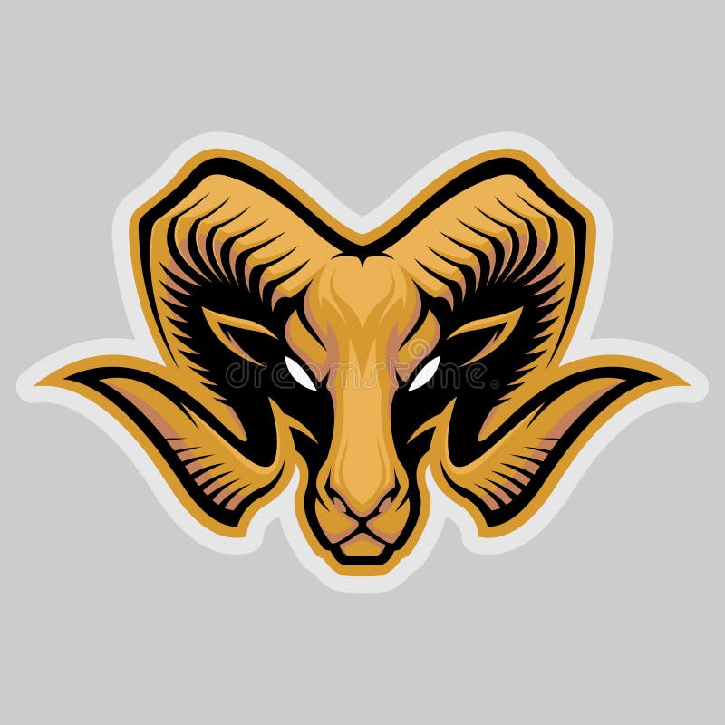 DISEÑO PRINCIPAL 01 DEL VECTOR DE LA CABRA Ilustración del Vector ...