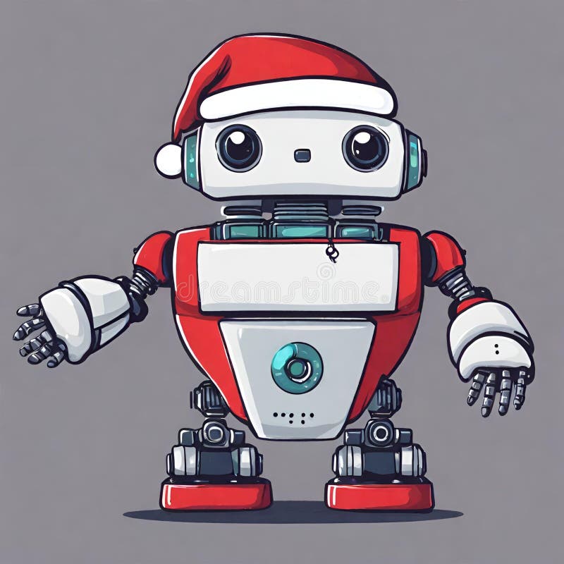 Robotsanta Stock Illustrations – 7 Robotsanta Stock Illustrations ...