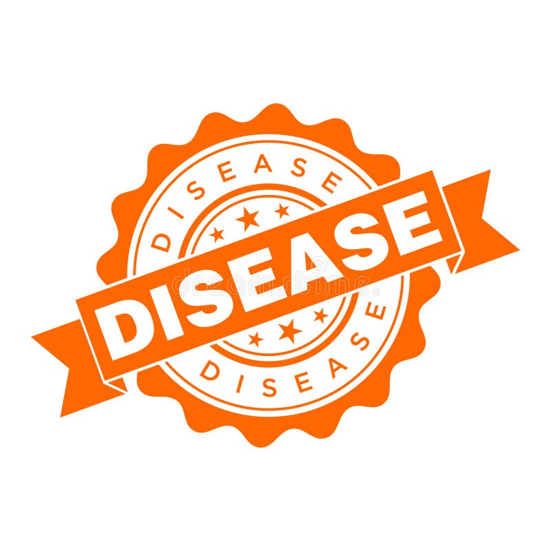 Disease Letter Rubber Stamp Vector Design Template Stock Vector ...
