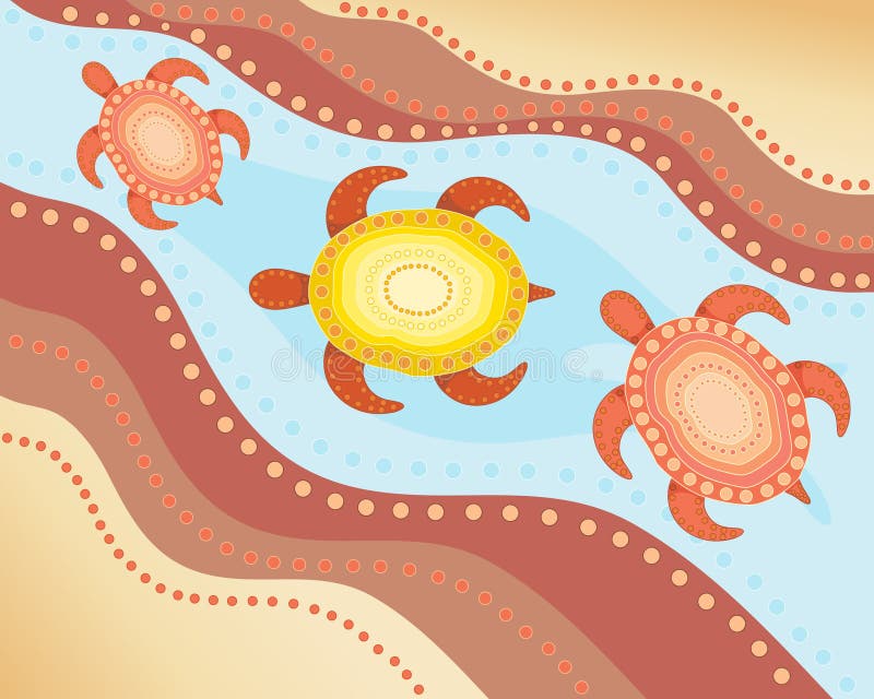 Design australiano illustrazione vettoriale. Illustrazione di ...