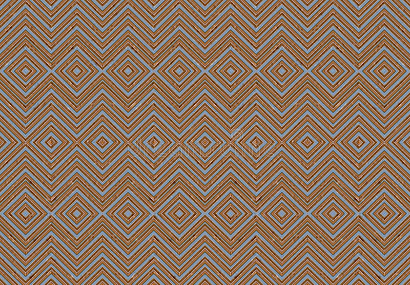 Disegno Geometrico Pattern Di Sfondo Bruno E Linea Curva Illustrazione ...