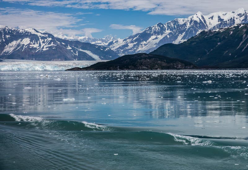 Disenchantment Bay, Alaska. Stock Photo - Image of calving, yakutu ...