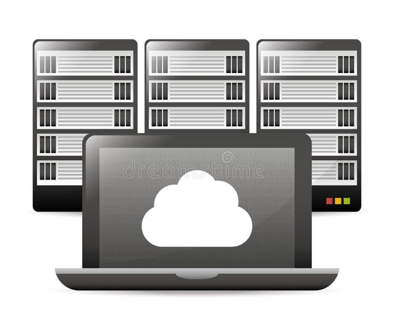 Diseño de base de datos stock de ilustración. Illustration of virtual ...