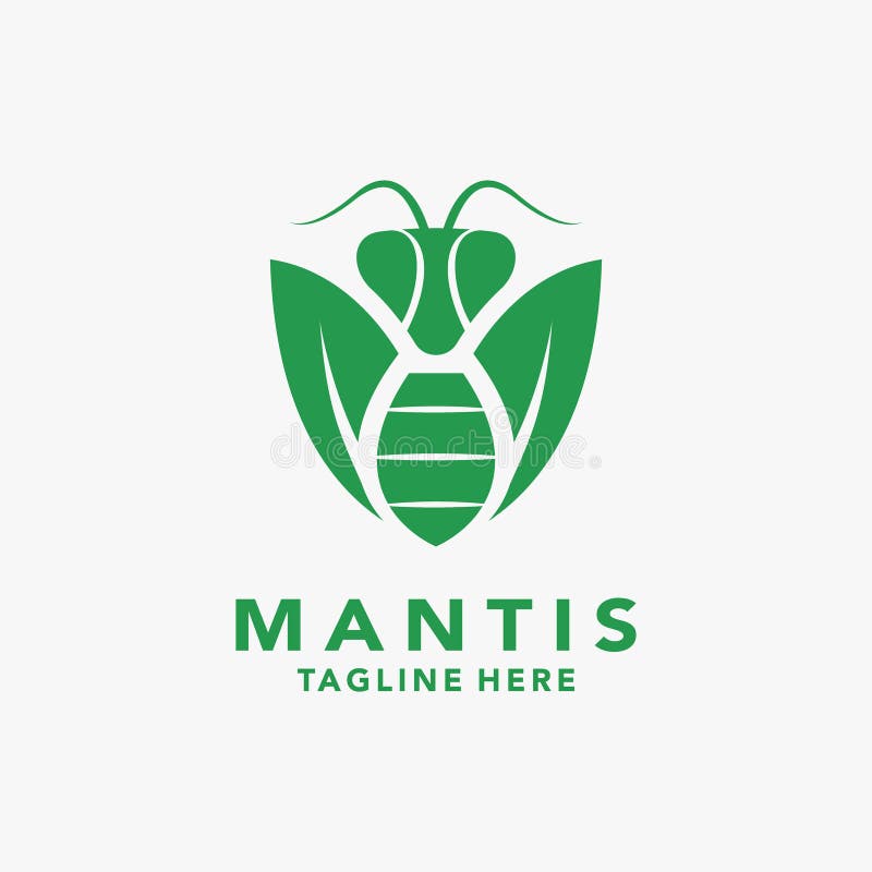 Diseño Del Logotipo De Insectos De Mantis Ilustración del Vector - Ilustración de concepto ...