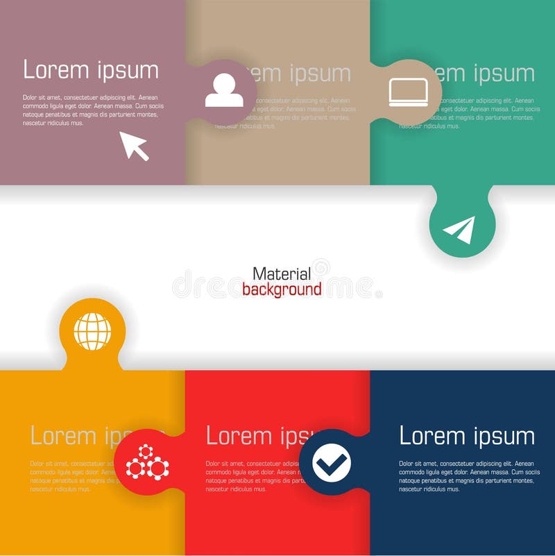 Diseño Material Gráfico Coloreado De La Información Ilustración del Vector - Ilustración de ...