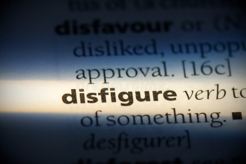 Disfigure stock image. Image of page, paper, macro, definition - 161393373