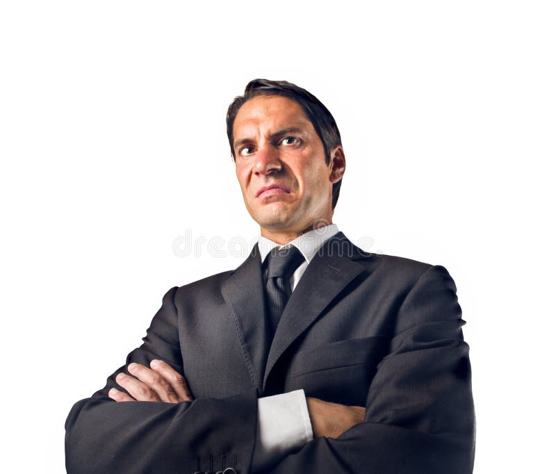 Business Disgust stock photo. Image of wall, portrait - 25472022