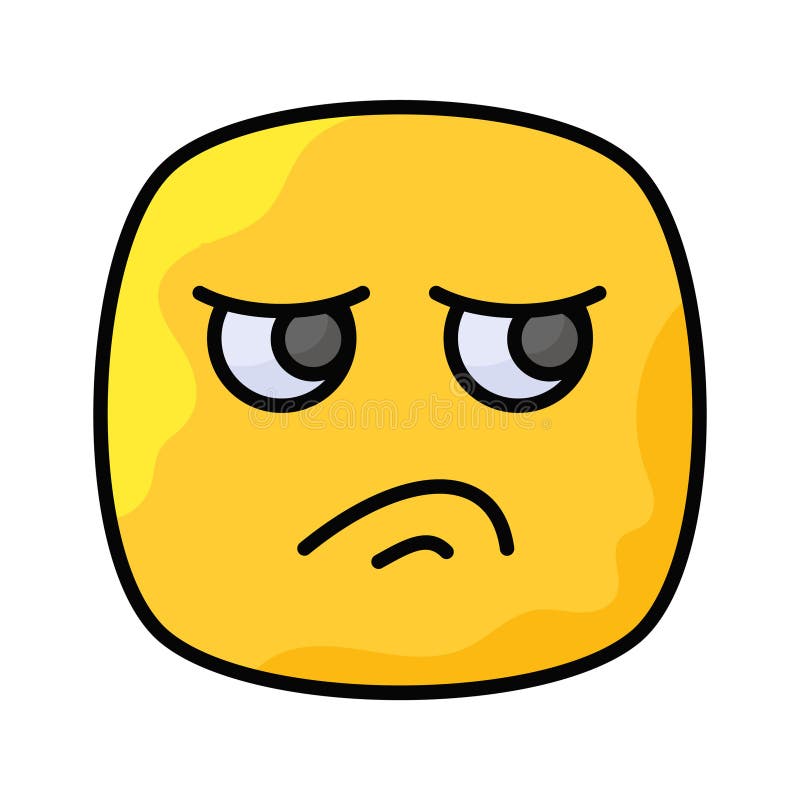 Disgusted Emoji Vector Design, Customizable Unique Vector Stock Vector ...