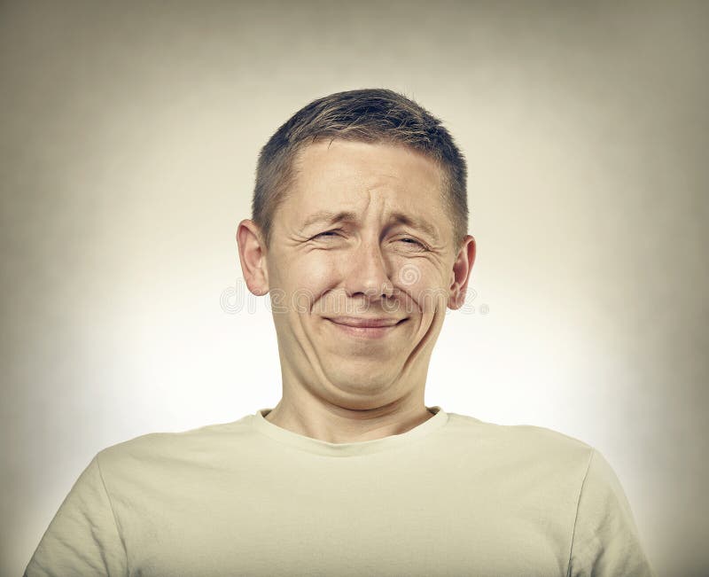 Disgusted man stock photo. Image of portrait, texture - 53701612
