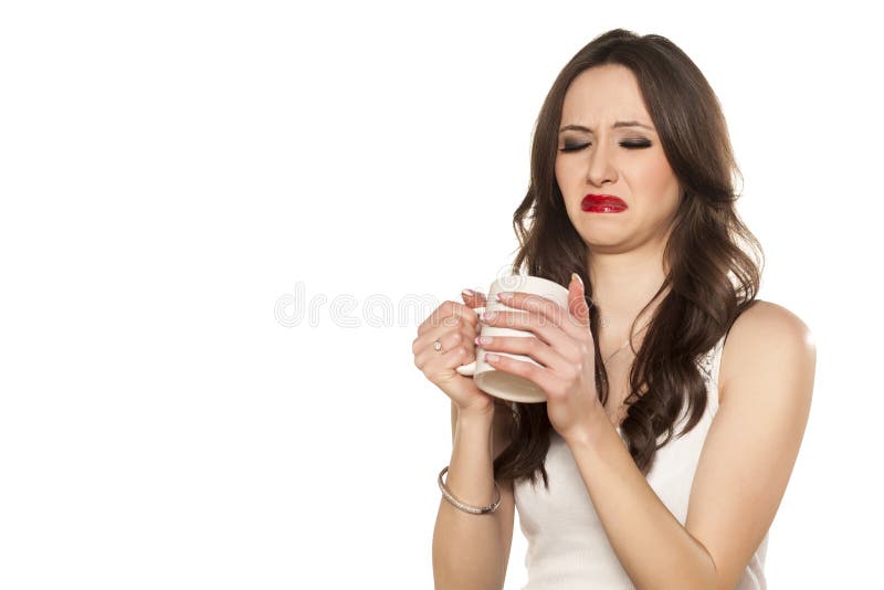 Disgusting drink stock image. Image of expression, coffee - 55583181