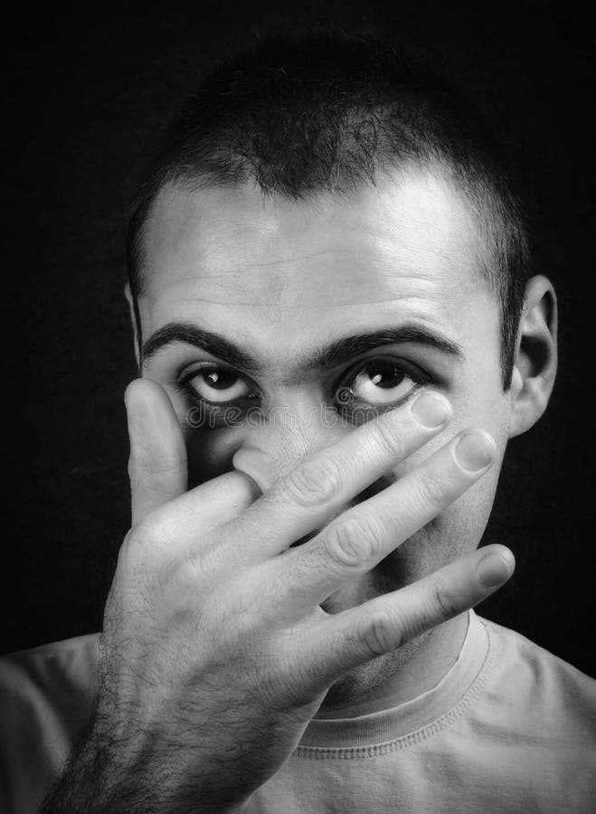 Man digging his nose Free Stock Photos - StockFreeImages