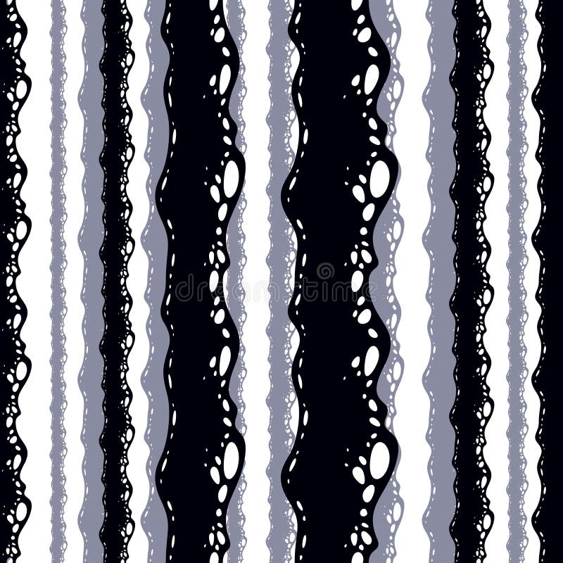 Disgusting Horror Art and Nightmare Seamless Pattern, Vector Background ...