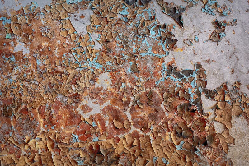 Destroyed Wall Reinforced With Wooden Lattice Stock Photo - Image of ...