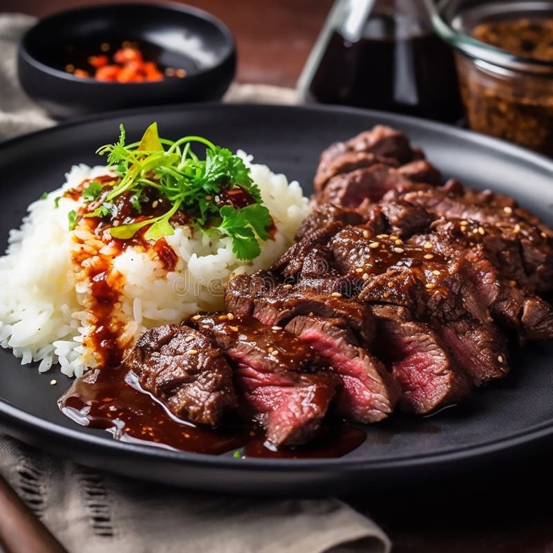 A Creative and Flavorful Kangaroo Dish Stock Photo - Image of ...