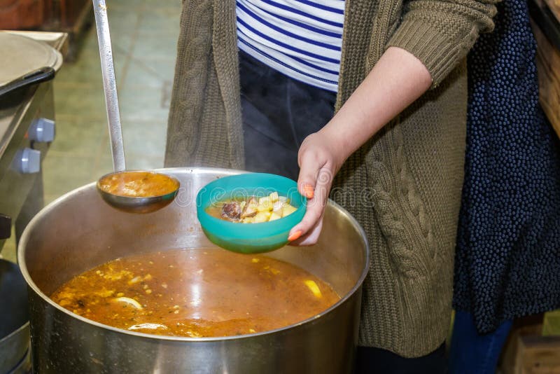 Human hands finished food stock image. Image of baked - 129648353