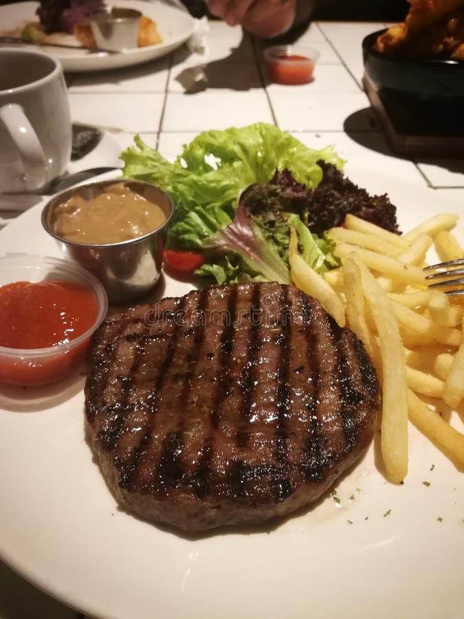 Dish of eating luch stock photo. Image of supper, meal - 254811388