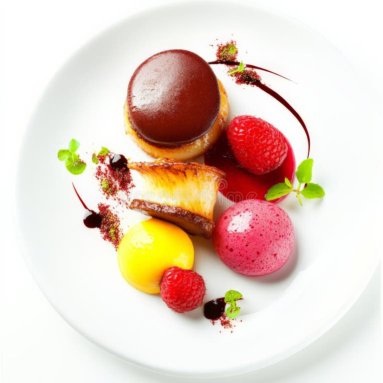 A Dish Featuring the Interplay of Hot and Cold Elements, Perhaps Seared ...