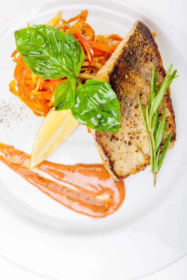 Dish of fish fillet stock photo. Image of food, fried - 72931470