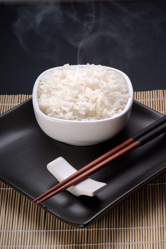Dish full of plain rice stock image. Image of chinese - 2030977