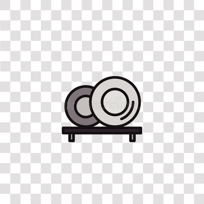 Dish Icon Sign and Symbol. Dish Color Icon for Website Design and ...