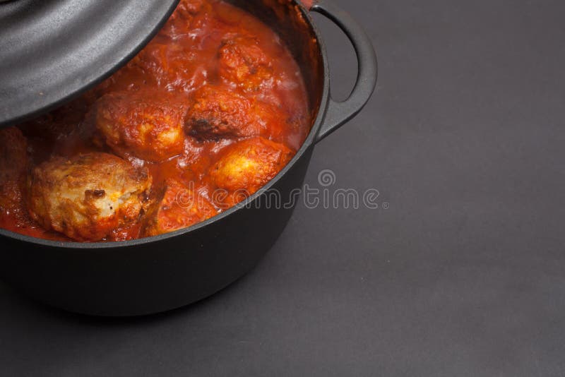 A Dish from Libya Called Mafrum, Stuffed Potatoes with Minced Beef in a ...