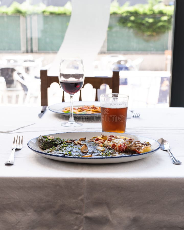 Dish Made of Fish on the Table Stock Image - Image of seafood, portion ...