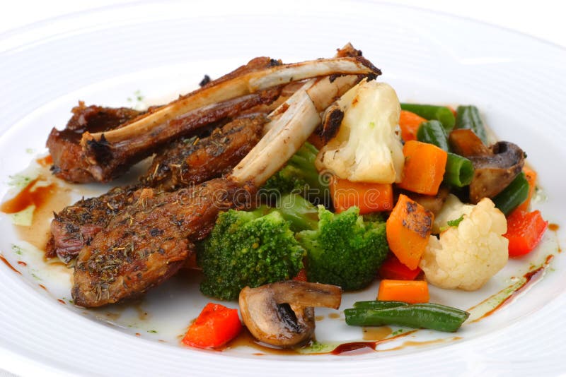 Dish from mutton, meat stock photo. Image of cabbage, string - 3367392