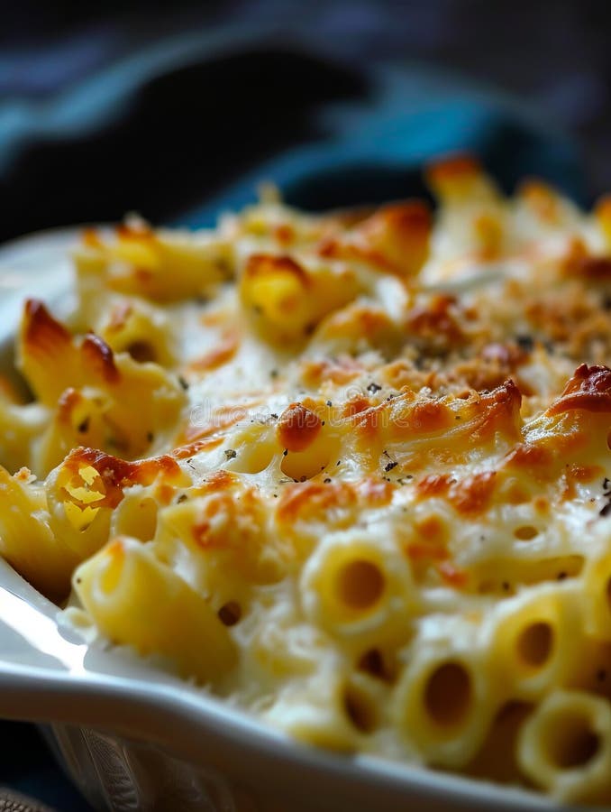 A Dish of Pasta with Cheese and Parmesan Stock Image - Image of cuisine ...