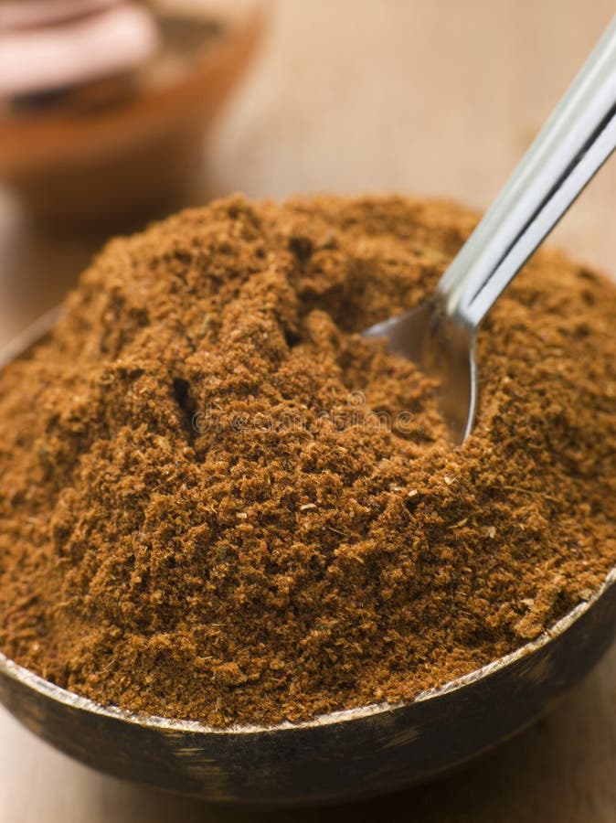 Dish of Tikka Masala Powder Stock Photo - Image of indoor, ground: 5946342