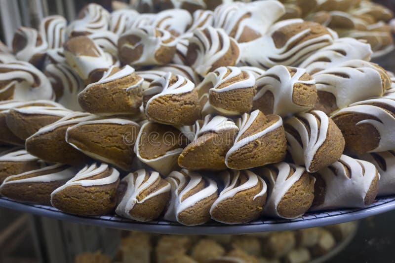 Traditional Festive Moroccan Cookies Stock Image - Image of people ...