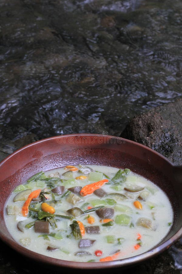 A Dish of Traditional Lombok Vegetables with a Refreshing Addition of ...