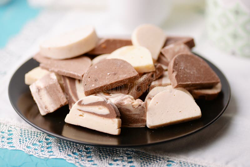 Dish with Various Types of Halva Stock Photo - Image of helva, food ...