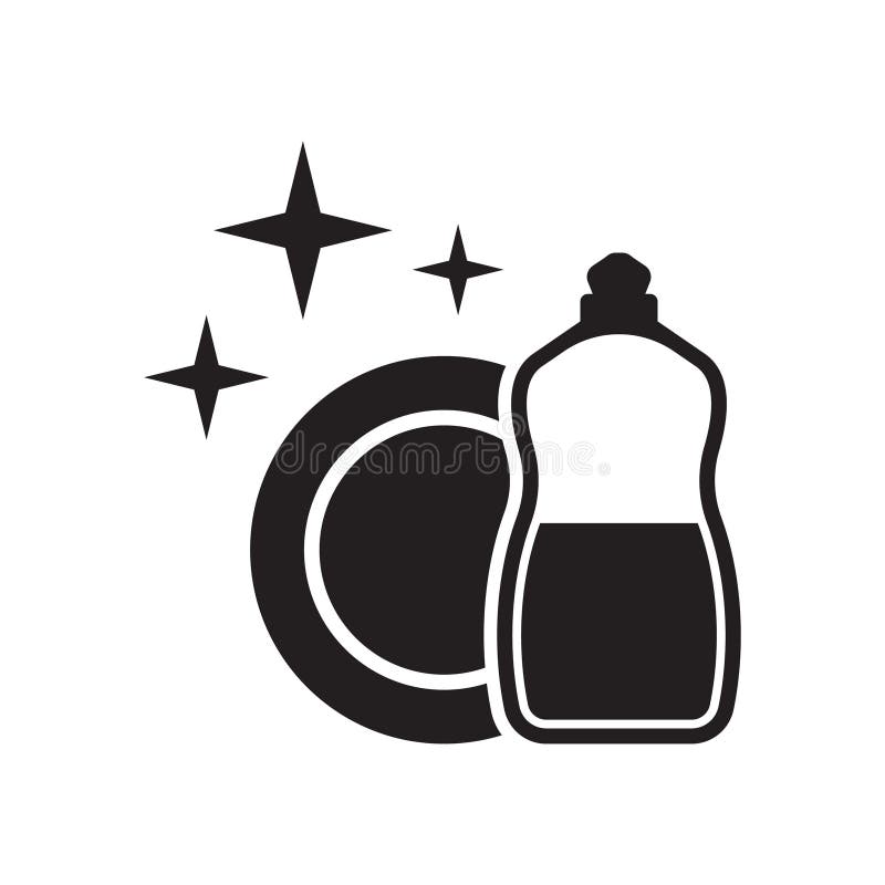 Dish Washing Icon. Clean Tableware. Clean Dishesicon Icon. Washing ...