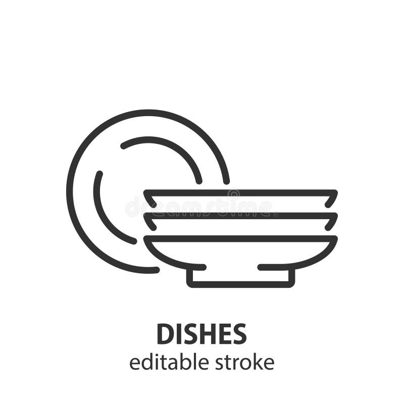 Stack Plates Vector Stock Illustrations – 437 Stack Plates Vector Stock ...