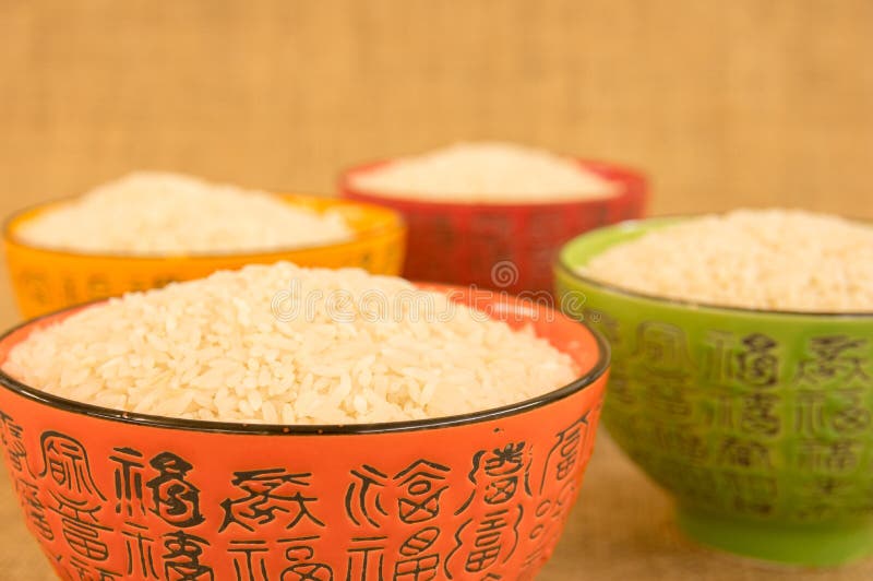 Dishes of Rice stock photo. Image of commodity, dishes - 66371334