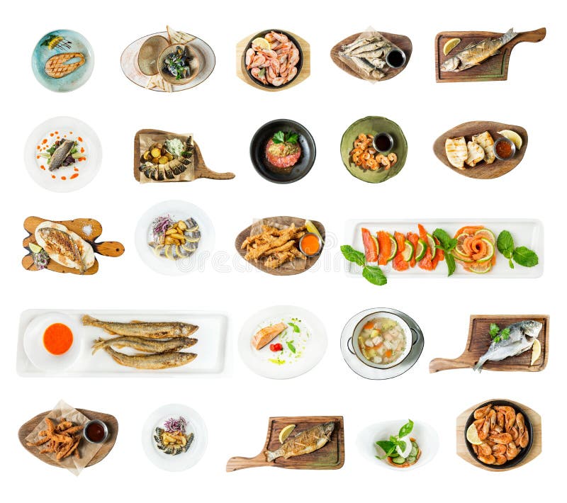 Dishes and Snacks from Meat and Fish. Popular Appetizing Dishes ...