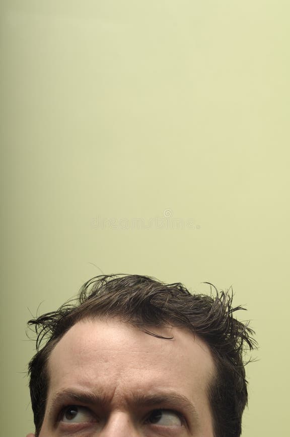 Disheveled, anxious man stock image. Image of solitude - 4999215