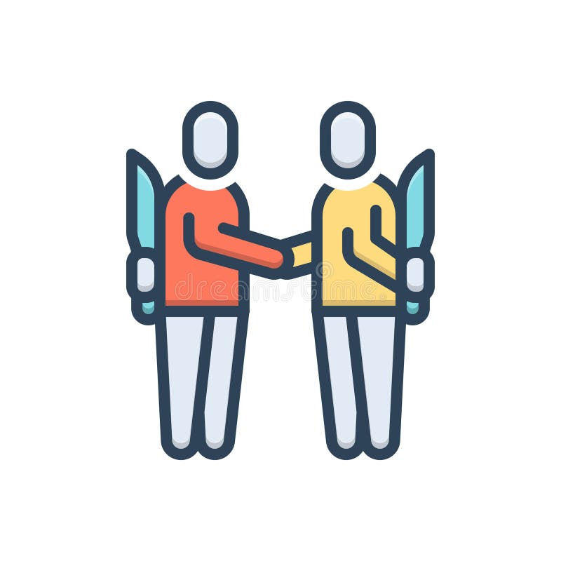 Color Illustration Icon for Dishonest, Untrustworthy and Underhand ...