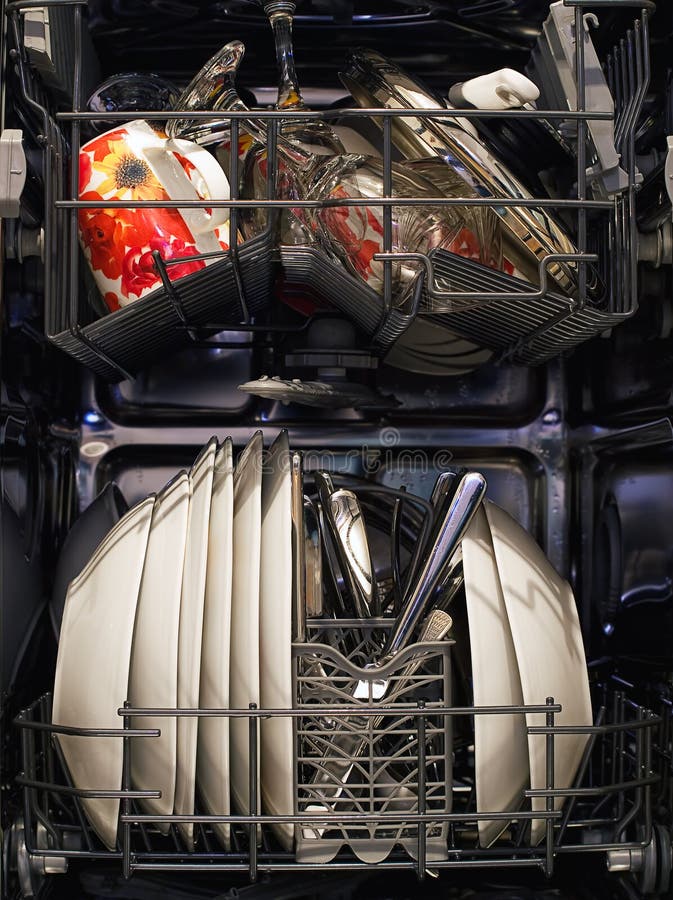 Dishwasher stock image. Image of glassware, appliance - 8400821