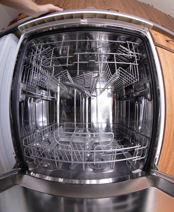 Dishwasher machine stock image. Image of steel, washer - 11084517