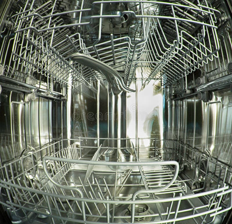 Dishwasher Machine Background Stock Image - Image of steel, dishwasher ...