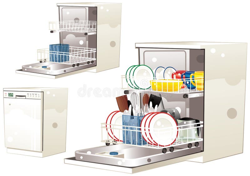 Dishwasher Stock Illustrations – 18,496 Dishwasher Stock Illustrations ...