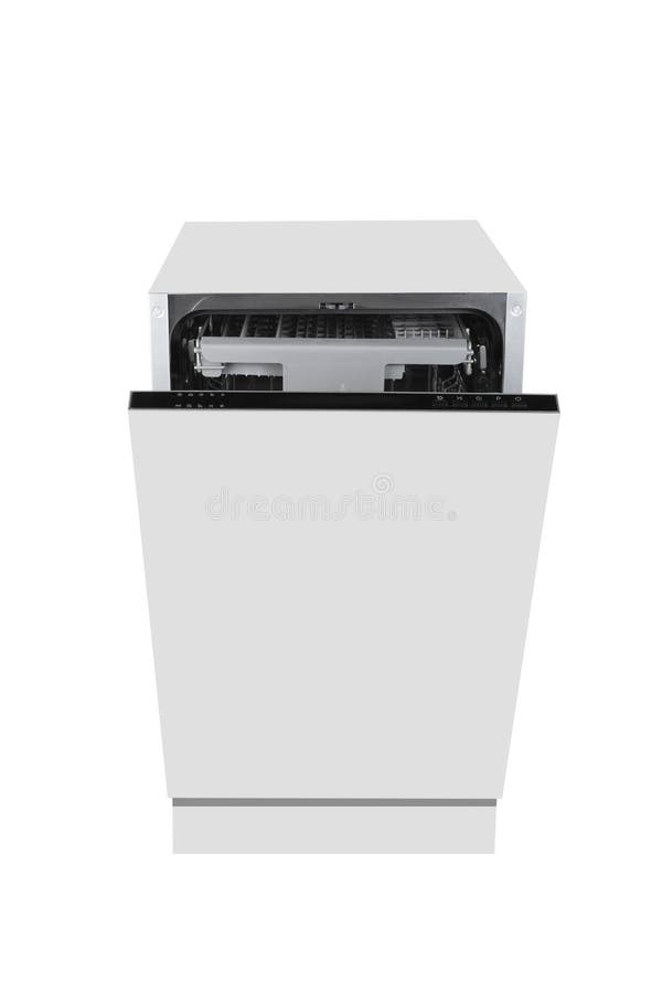 Dishwasher on a White Background Stock Photo - Image of equipment ...