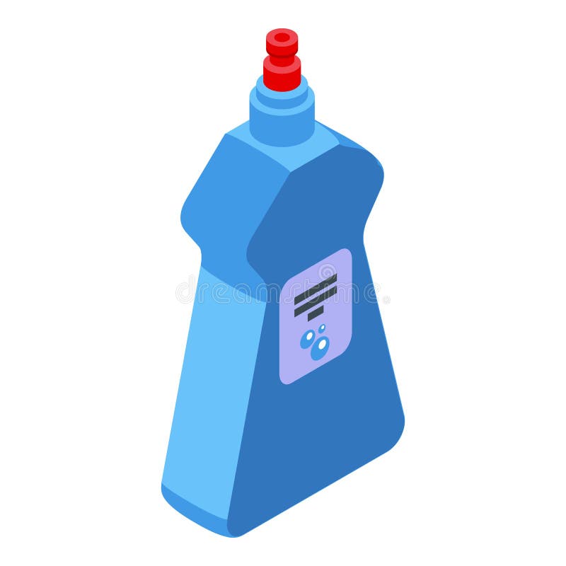 Dishwashing Detergent Icon Isometric Vector. Liquid Bottle Stock Vector ...