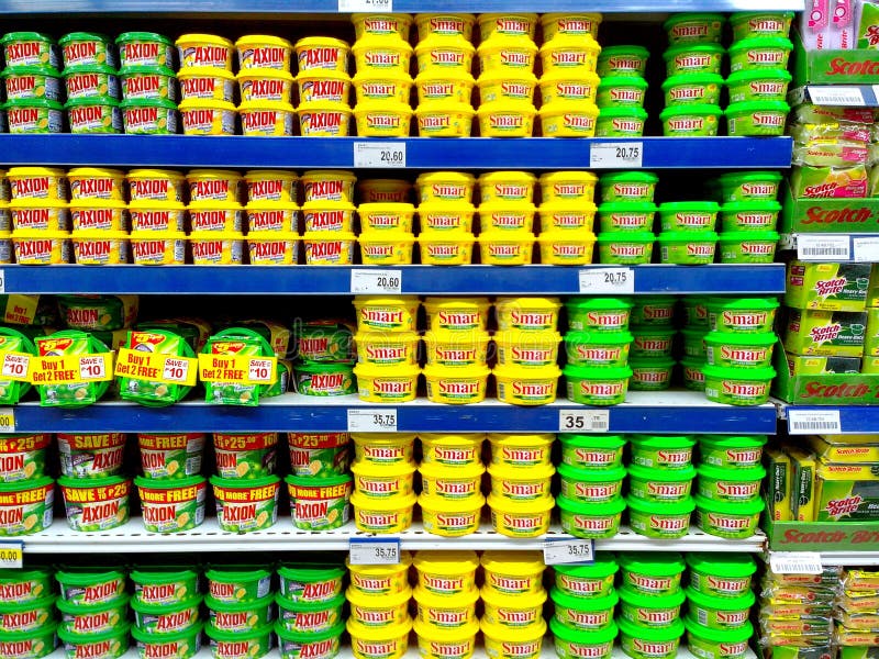 Dishwashing Paste Sold in a Grocery Store Editorial Photography - Image ...