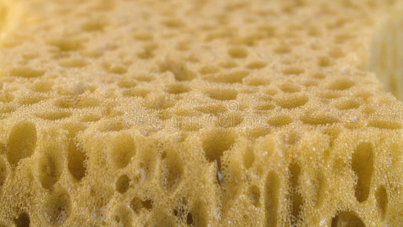 Dishwashing Sponge with Soap Bubbles Stock Photo - Image of surface ...