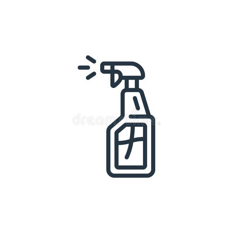 Disinfectant Vector Icon. Disinfectant Editable Stroke Stock Vector ...